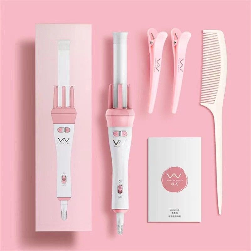 Jual VIVID VOGUE Catokan Rambut Ceramics Catokan Curly Otomatis Sisir Pelurus Rambut | Shopee ...