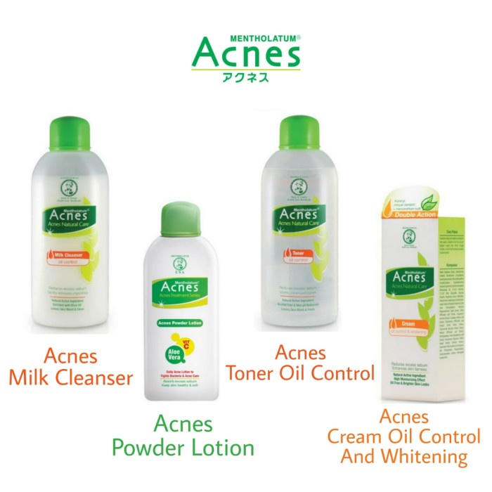 Jual ACNES NATURAL CARE OIL CONTROL SERIES CREAM ACNE MILK - ACNE TNR ...