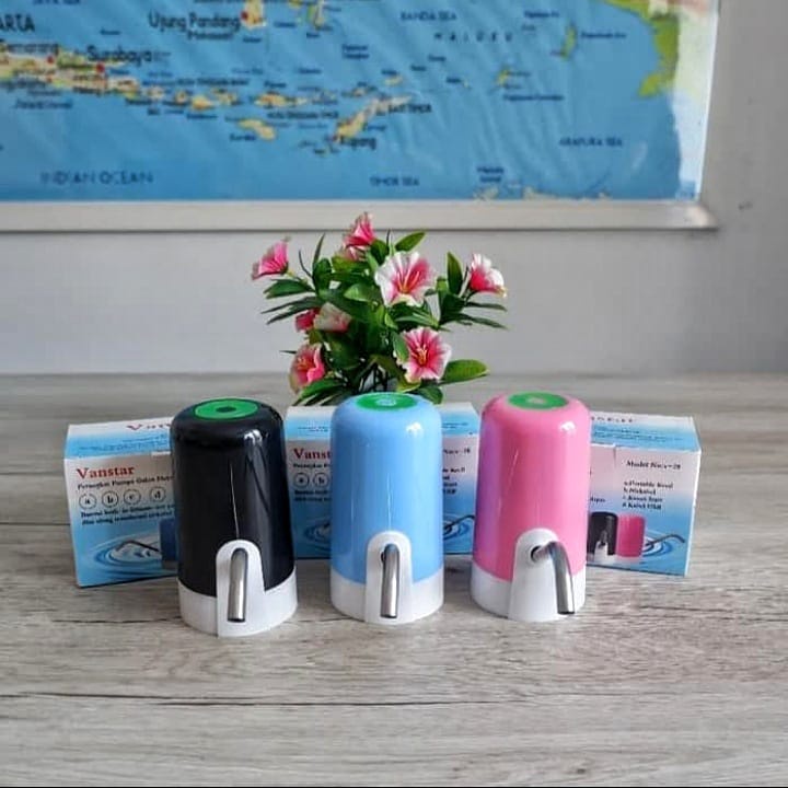 Jual Pompa Galon Elektrik LED Dispenser Air Minum Recharge Otomatis ...