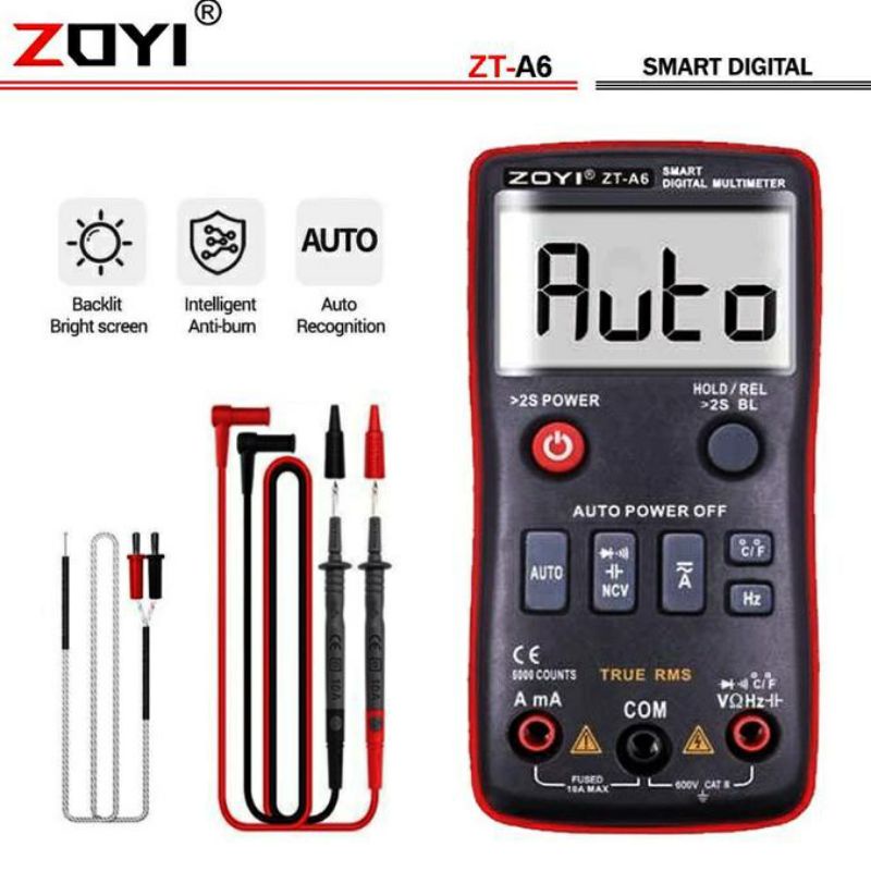 Jual Avometer Digital Multitester ZY ZT-A6 | Shopee Indonesia