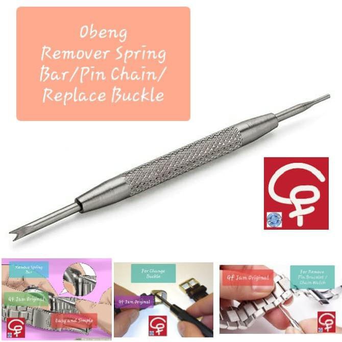 Jual OBENG PEMBUKA REMOVER SPRING BAR PIN PEN JAM TANGAN STRAP KULIT RANTAI TERUJI | Shopee ...