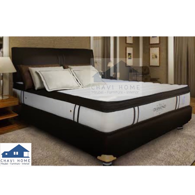 Jual Springbed bella diamond single latex spring bed kasur spring latex bergaransi | Shopee ...