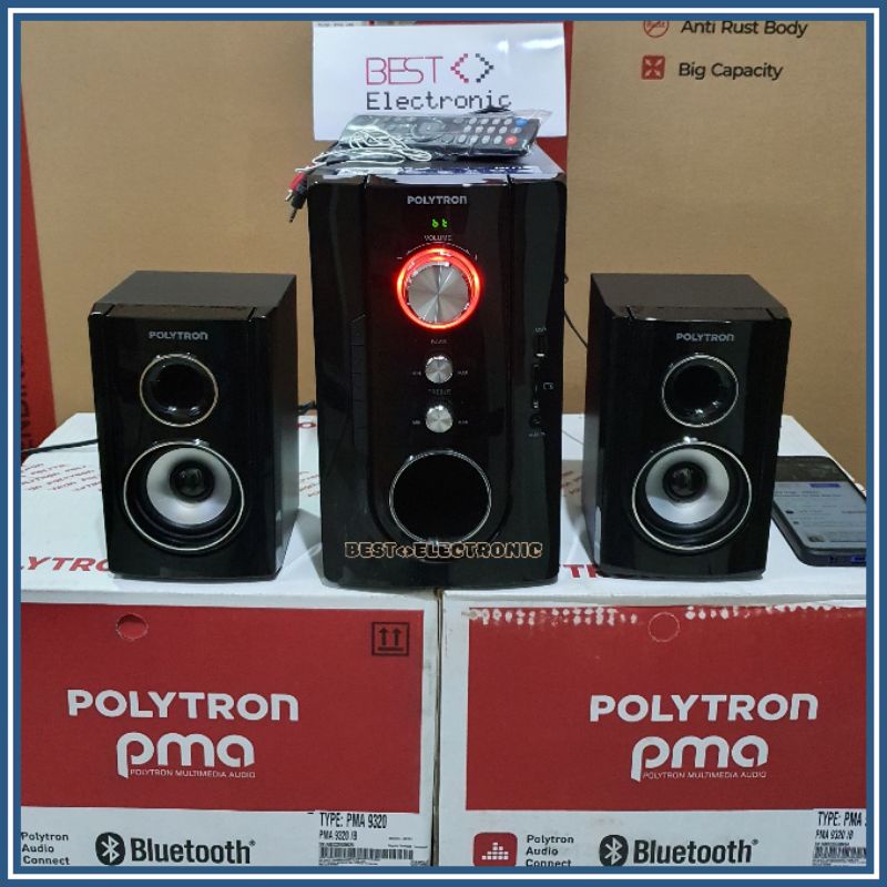 Jual SPEAKER AKTIF POLYTRON PMA 9320 PMA9320 BLUETOOTH | Shopee Indonesia