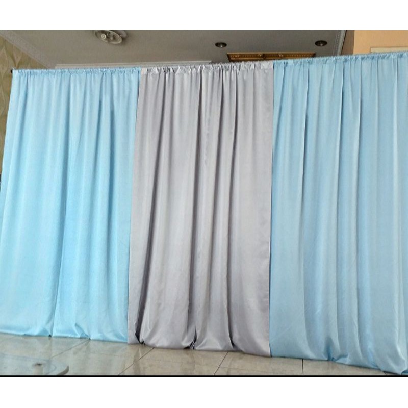 Jual STANDING BACKDROP 3 M X 2 M DENGAN KAIN SATIN VELVET UNTUK BACK ...