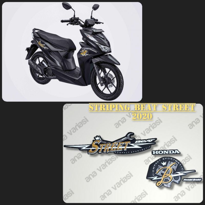 Jual striping Honda beat street original 2020 Stiker Beat street 2020 ...
