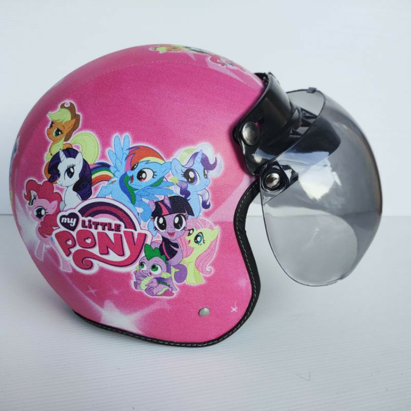Jual Helm Bogo Anak Kuda Pony Fulleher Free kaca (datar/cembung ...