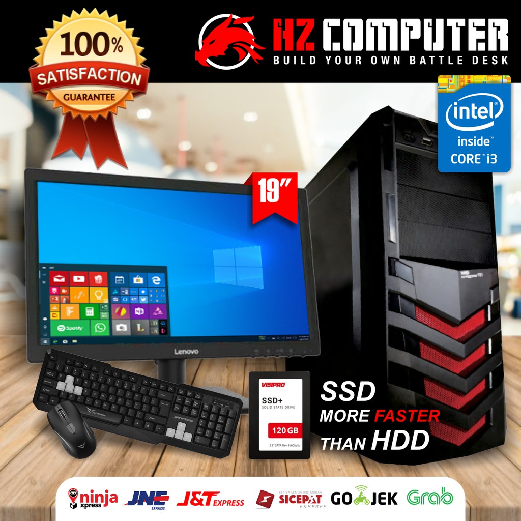 Jual PC Rakitan - Paket Pelajar - Intel Core i3 - RAM 4GB - SSD 120G ...