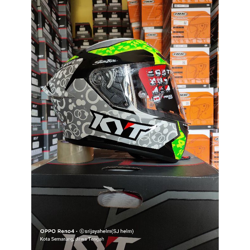 Jual HELM KYT TT COURSE ARBOLINO//PULLPACE KE KINIAN NEW 2020 FULL BOK | Shopee Indonesia