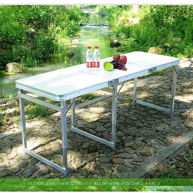 Jual Meja Lipat portable panjang 180cm HpL meja piknik serbaguna ...