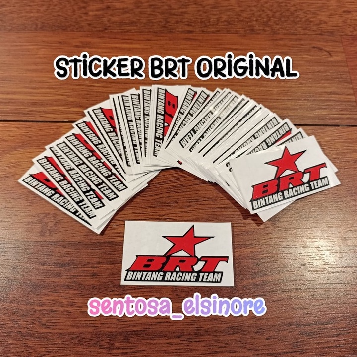 Jual STICKER BINTANG RACING TEAM ORIGINAL DARI DEALER RESMI BRT DAN ...