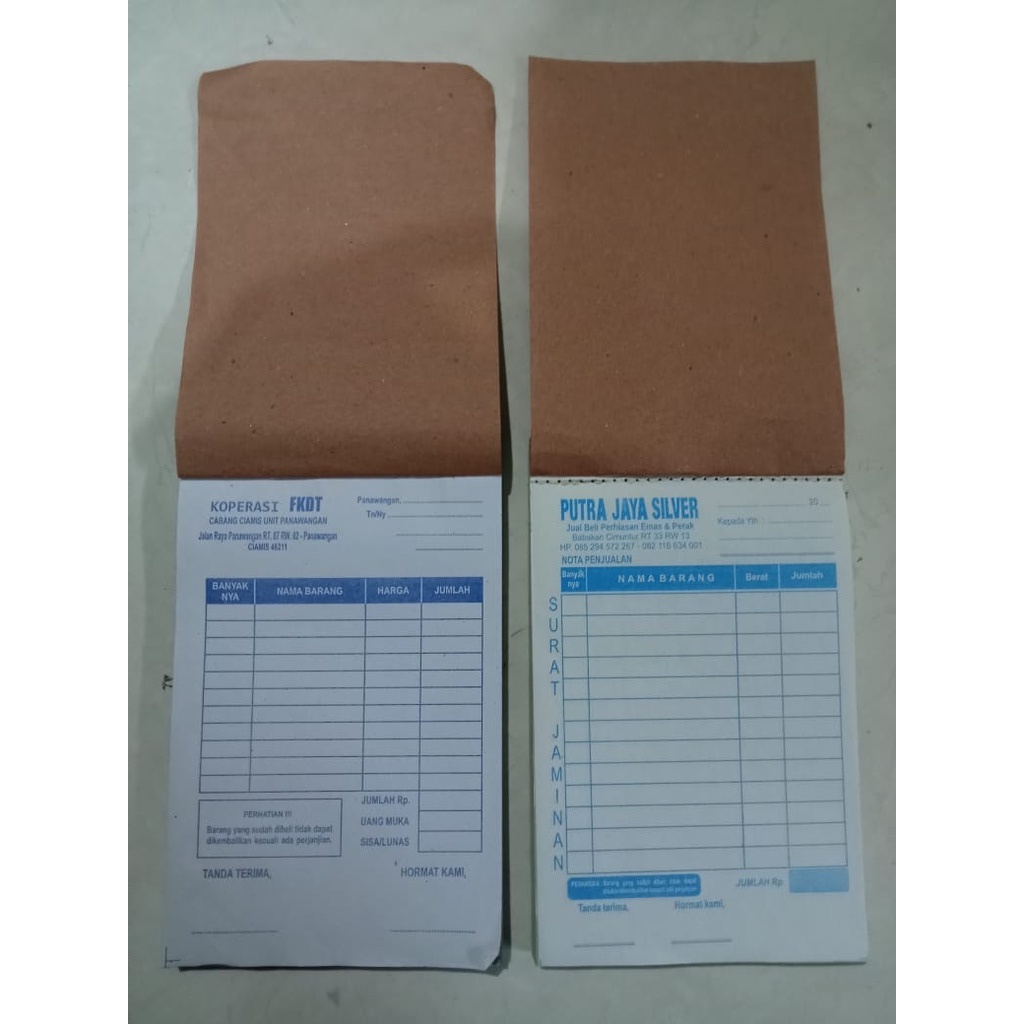 Jual Cetak Nota 1 Rim ( 2 ply/ 2 Rangkap ) | Shopee Indonesia