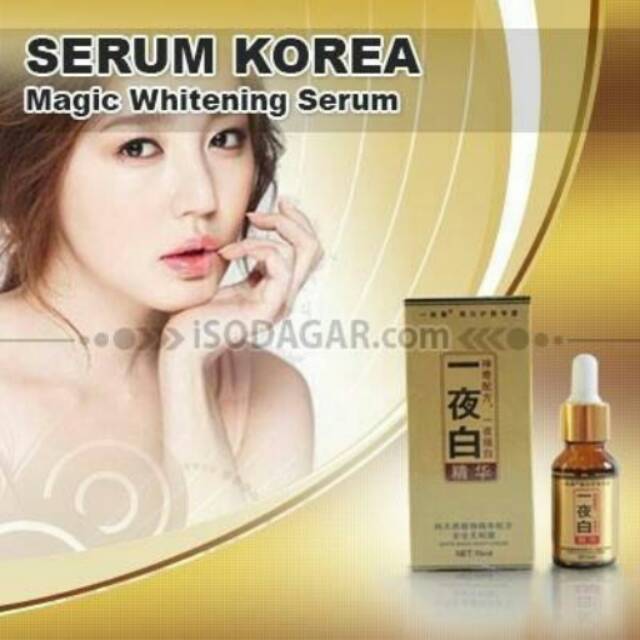 Jual Magic Whitening Serum Korea Original | Shopee Indonesia