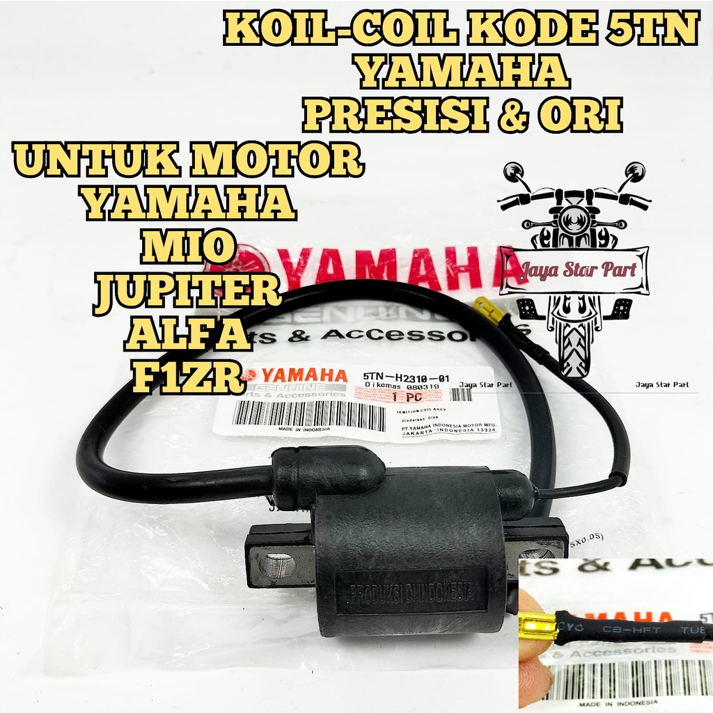 Jual ORI KOIL COIL 4ST ASLI ORIGINAL YAMAHA KODE 5TN MIO,JUPITER,VEGA ...