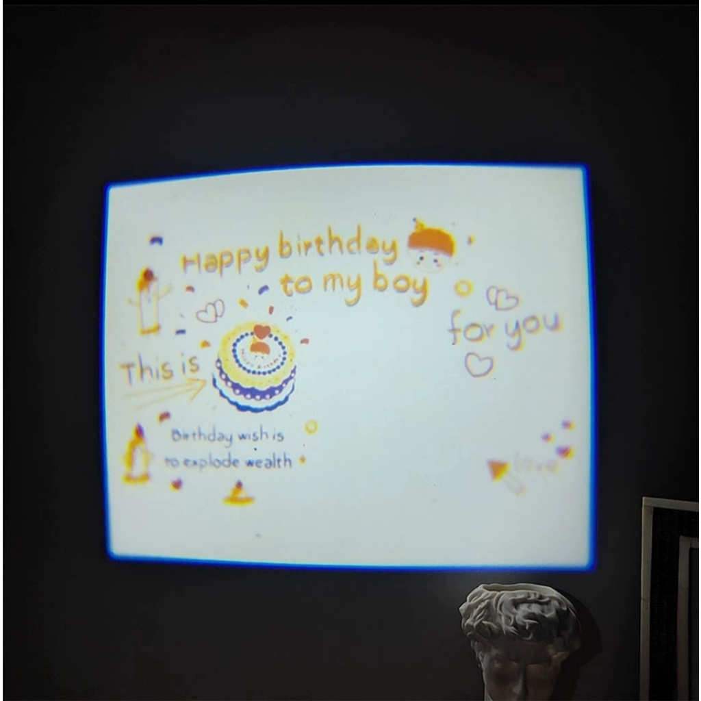 Jual Happy Birthday Projection Proyektor Mini Ulang Tahun Happy ...