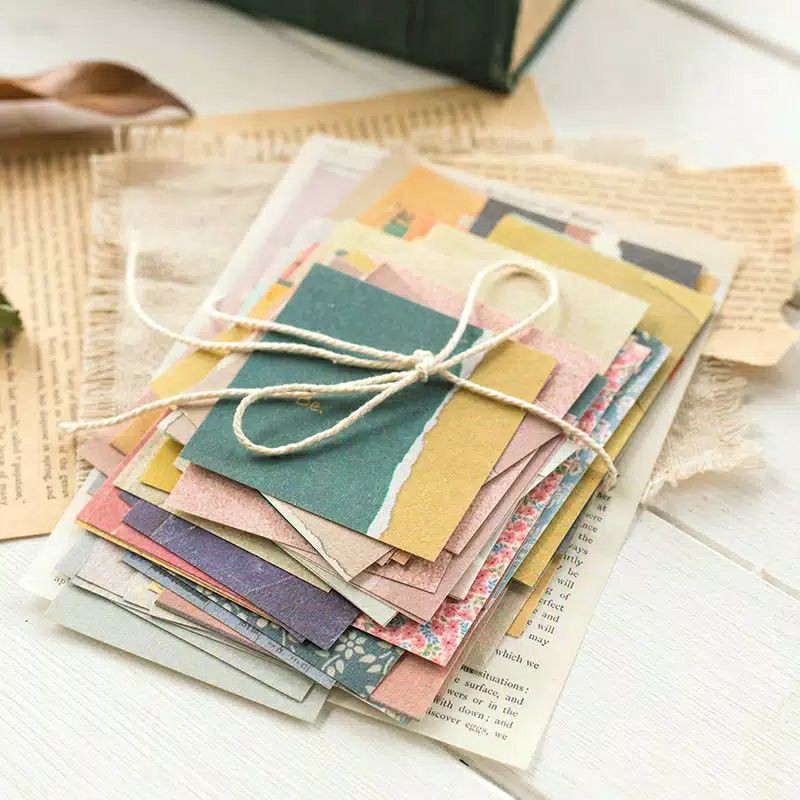 Jual 60Pcs COTTAGE GARDEN Kertas Motif DIY Scrapbook Deco Paper ...