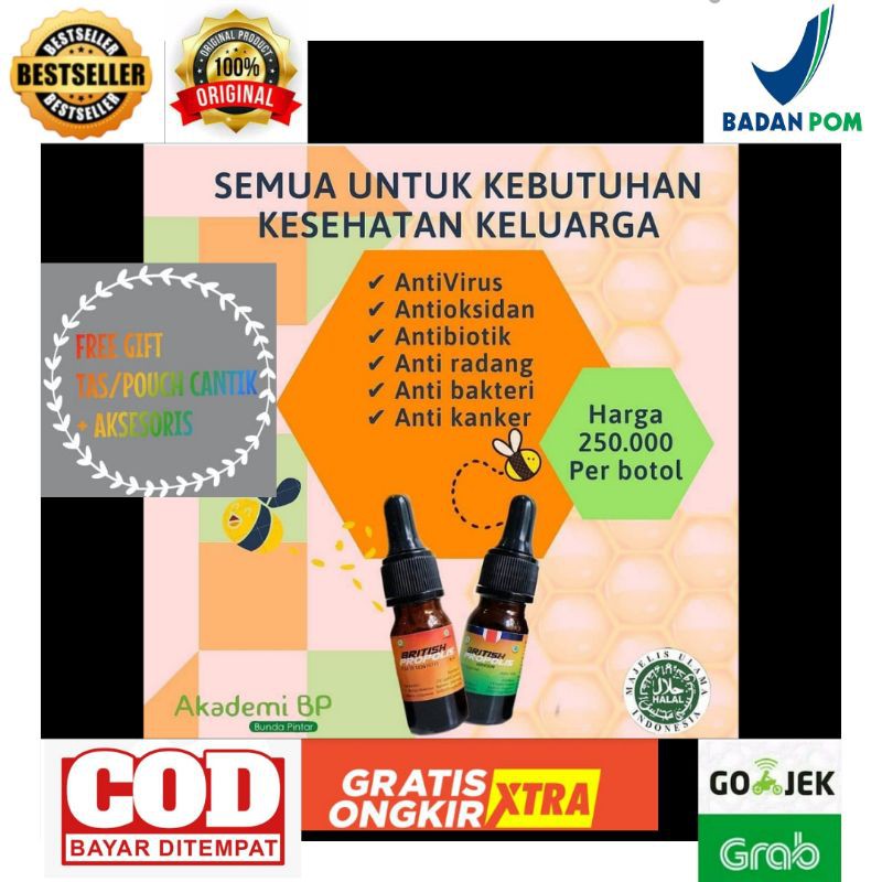 Jual BRITISH PROPOLIS 100% ASLI/DISTRIBUTOR BRITISH PROPOLIS/SUPLEMEN ...