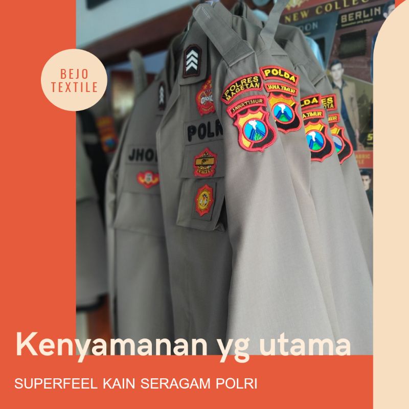 Jual kain superfeel seragam polri pdl pdh pdu terlaris produk maxistyle ...