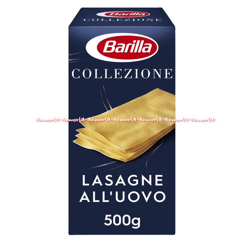 Jual Barilla Collezione Lasagne All'Uovo 500gr Barila Lasagna Bahan ...