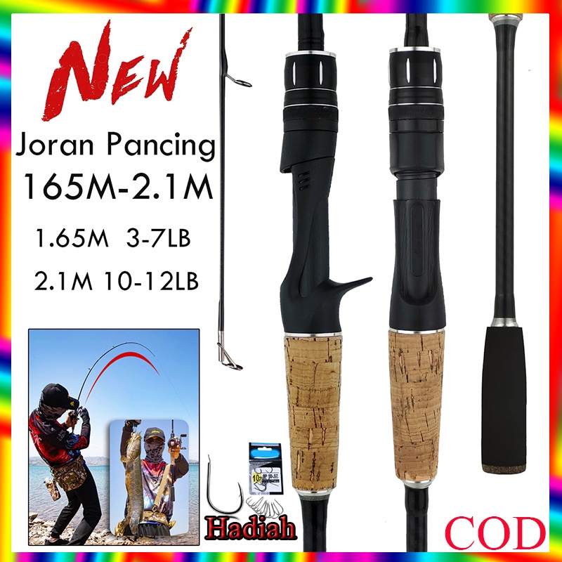 Jual HAIYI FISHING Carbon Fiber Spinning Fishing Rod Max Drag 10kg ...