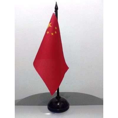 Jual (PROMO) (PROMO) BENDERA NEGARA RRC / CHINA DENGAN TIANG KAYU UNTUK ...