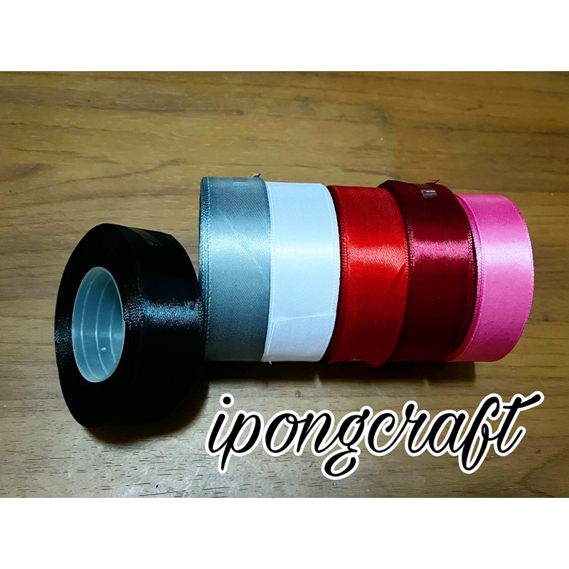 Jual Pita Satin 1 inch / Pita Kain / Pita Satin 2,5CM | Shopee Indonesia