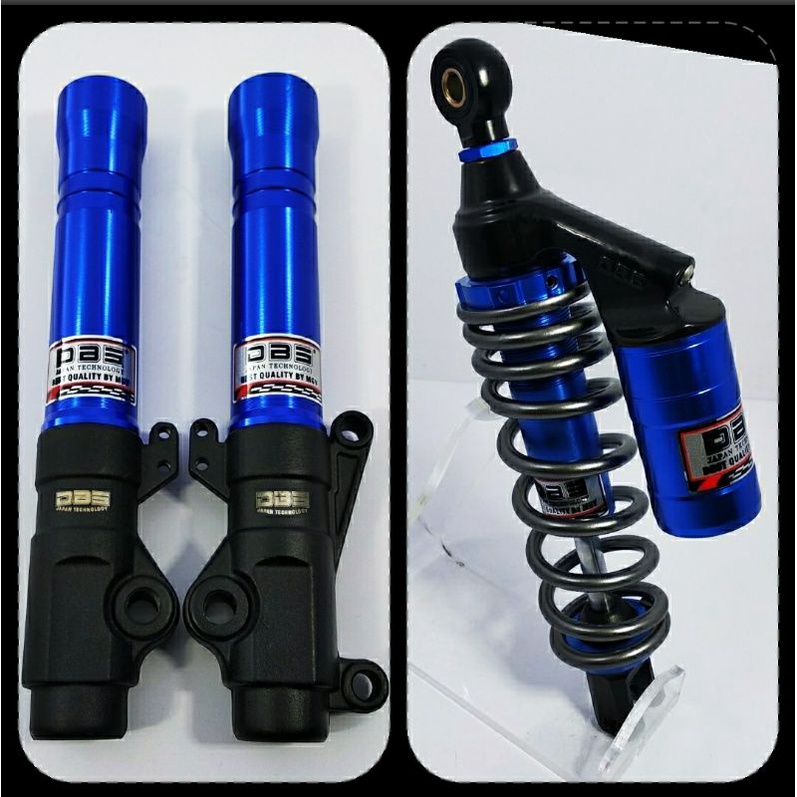 Jual PROMO paket shockbreaker set depan belakang motor matic Honda beat-scoopy-vario fi-genio ...