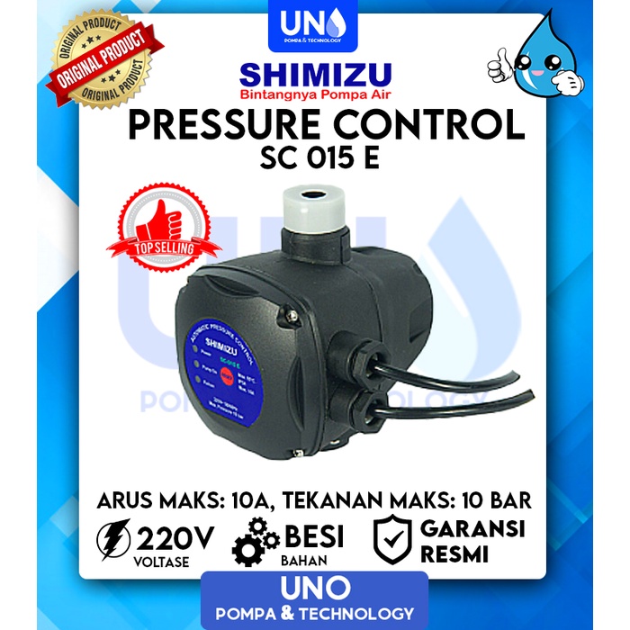 Jual Shimizu Otomatis Automatic Pressure Control SC-015E U / SC 015 E U / SC015EU | Shopee Indonesia