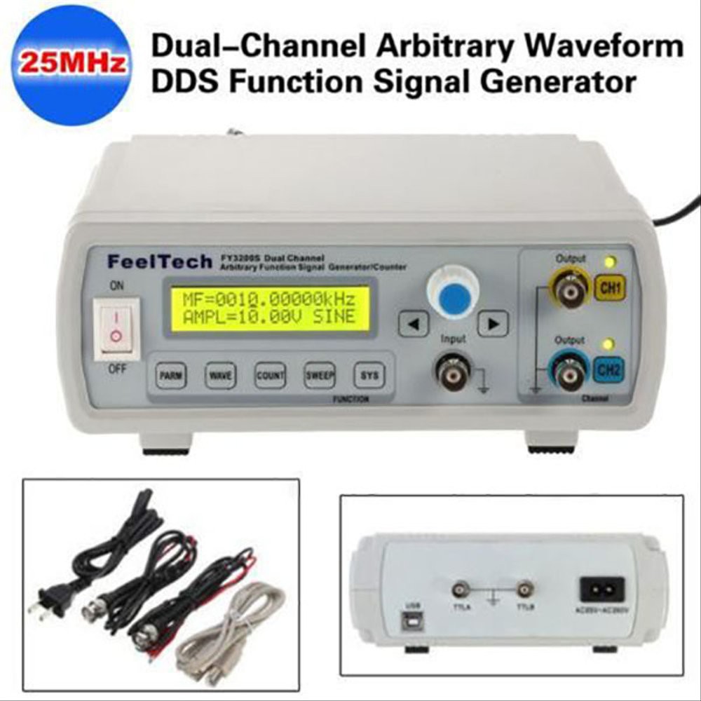 Jual Signal Generator FeelTech FY3200S Dual Channel DDS Counter ...