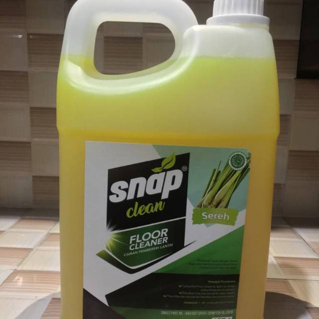 Jual Pembersih Lantai/ Floor Cleaner Snap isi 4 Liter (1 Jerigen ...