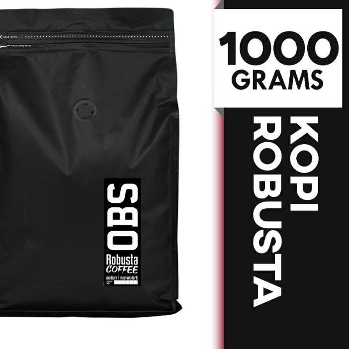 Jual [Original] KOPI ROBUSTA 1 KG BIJI/BUBUK | Roasted Coffee | OBS ...