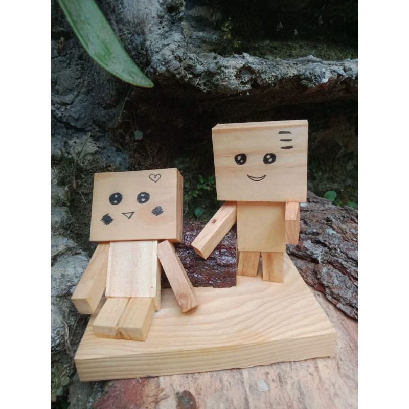 Jual boneka danbo kayu pasangan | Shopee Indonesia