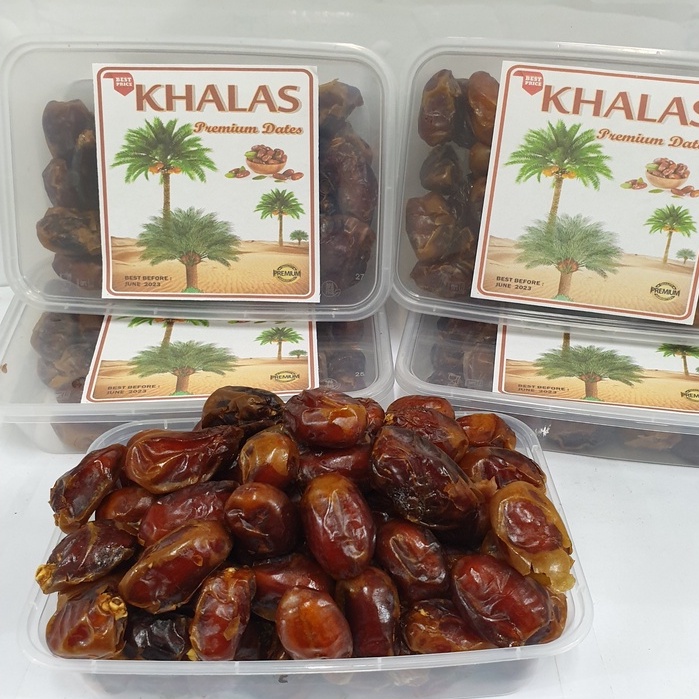 Jual Kurma khala as saad 250gr//khalas premium original///oleh oleh ...