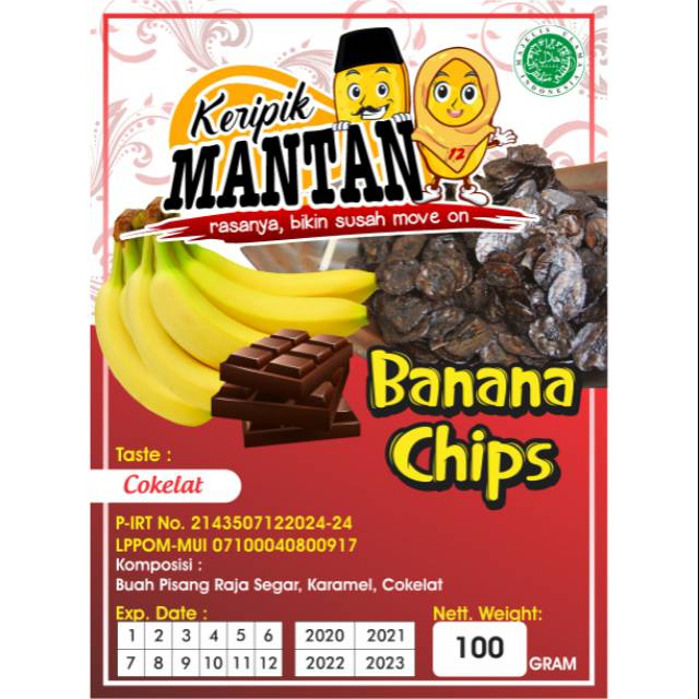 Jual Keripik pisang raja Dalam kemasan Alumunium Foil Netto 100 gr ...