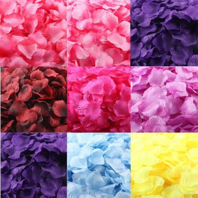 Jual ROSE PETAL KELOPAK BUNGA MAWAR IMITASI 1 PACK -+ 100 HELAI BUNGA ...