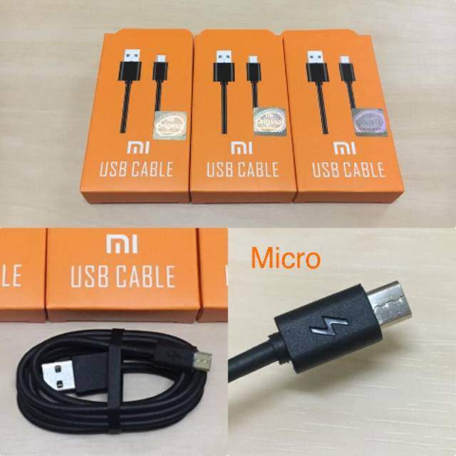 Jual Kabel data original mi colokan micro Bst | Shopee Indonesia