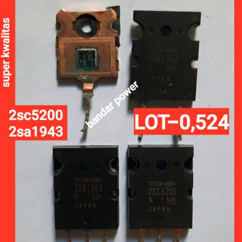 Jual Transistor 5200 & 1943 Lot-0,524 Original | Shopee Indonesia