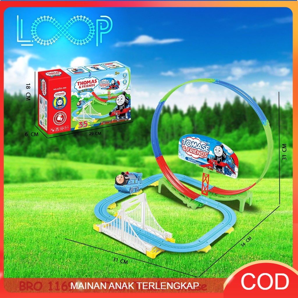 Jual Toys Terlengkap Dan Keren Bro1169 Mainan Anak Kereta Thomas Train