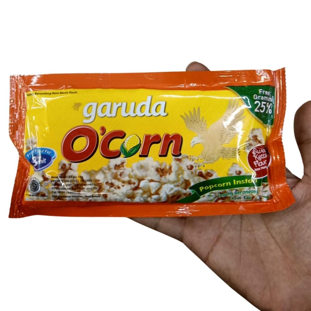 Jual Garuda O'corn Popcorn Instan Jagung Brondong Cepat Saji Rasa Manis ...