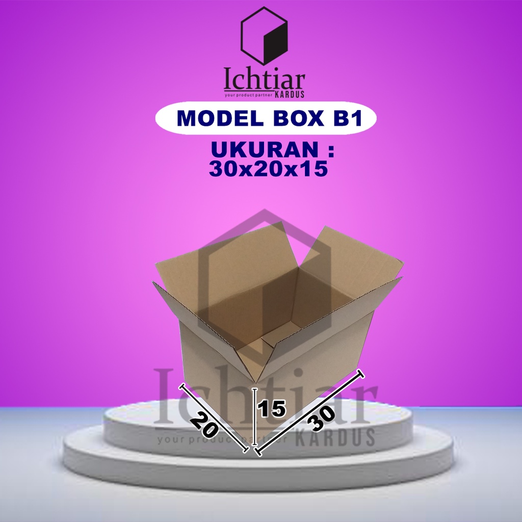 Jual Karton / Kardus / Box Packing Ukuran 30x20x15 Cm | Shopee Indonesia