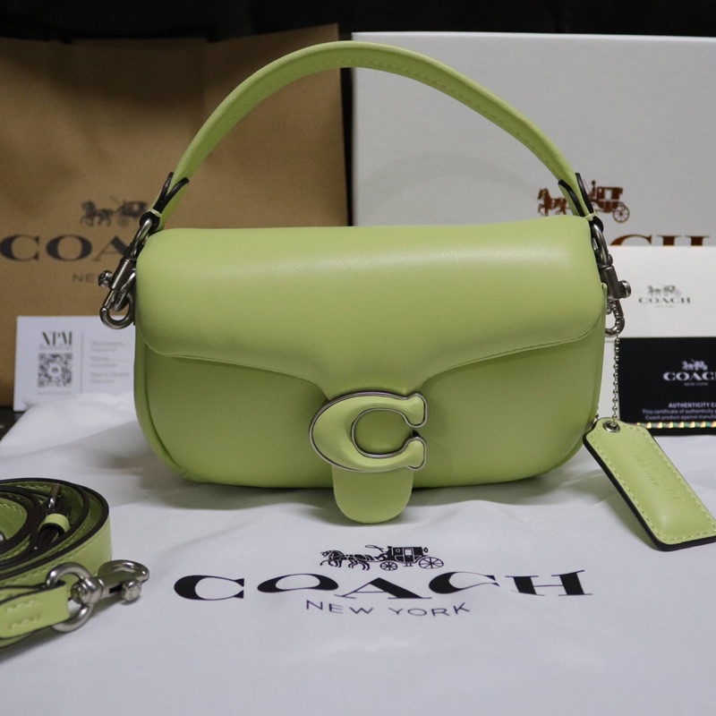 Jual (Original 100%) COACH PILLOW TABBY Mini SHOULDER BAG 18 Pale Lime ...