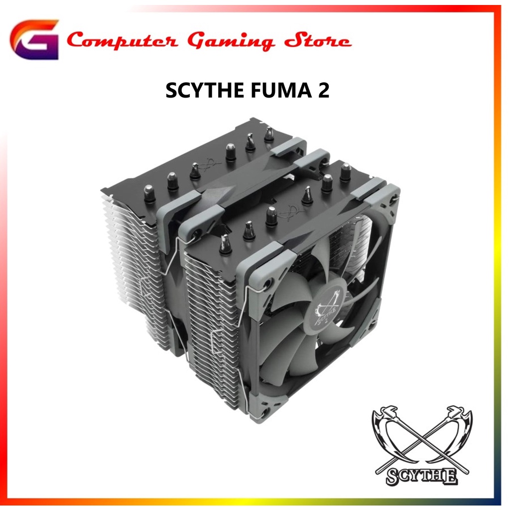 Jual Scythe Fuma 2 CPU Air Cooler - Fan prosesor | Shopee Indonesia