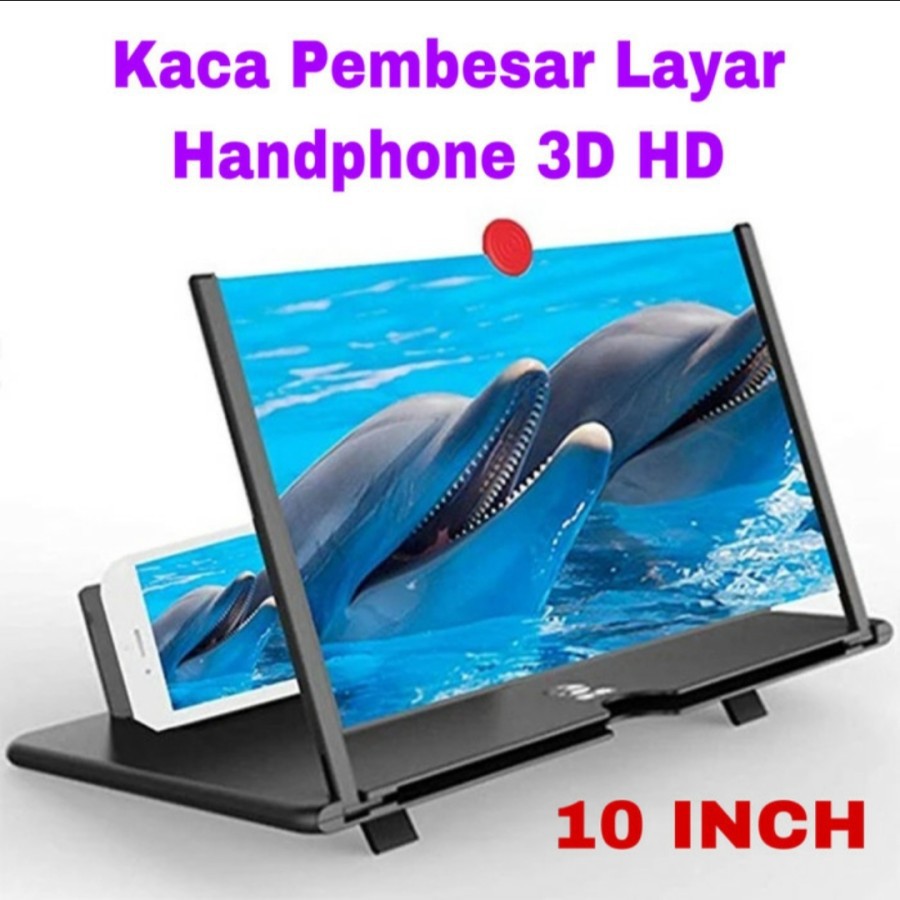 Jual Pembesar Layar F3 Smartphone 3D HD Ukuran 10 Inch / Pembesar Layar ...