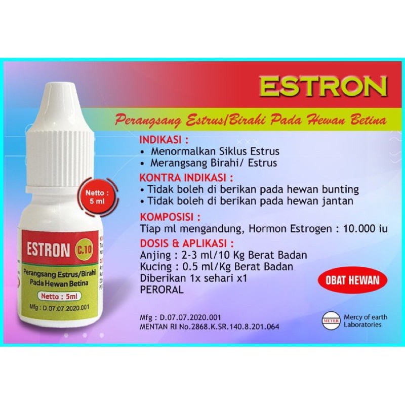 Jual ESTRON OBAT BIRAHI BETINA 5ML | Shopee Indonesia