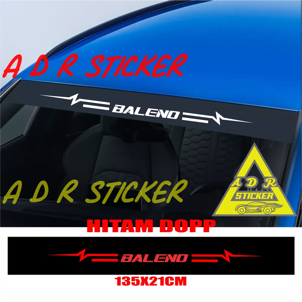 Jual STIKCER KACA BALENO STICKER WINDSHIELD MOBIL SUZUKI BALENO KACA ...