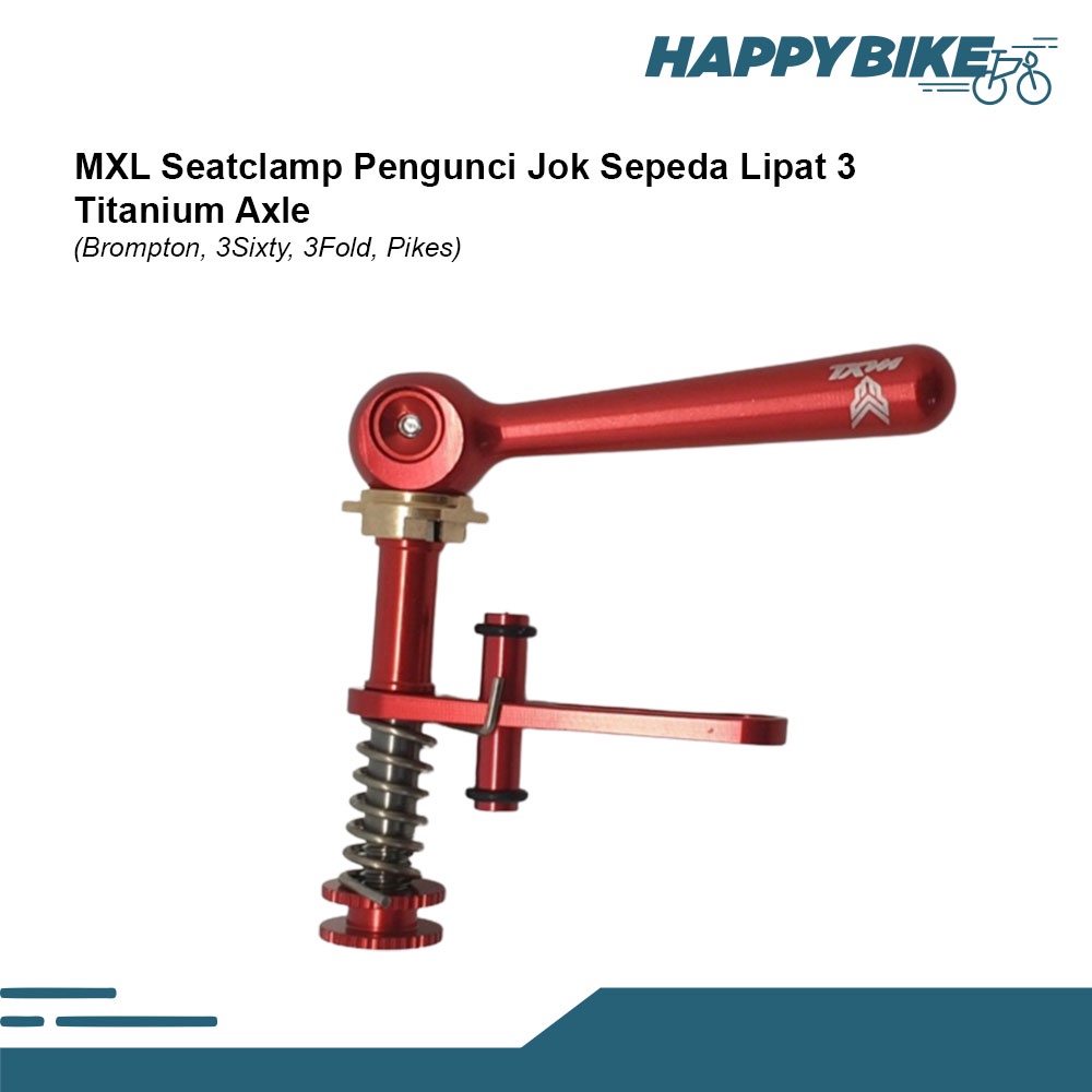 Jual MXL Seat Clamp Sepeda Klem Quick Release Titanium Axle for Pikes ...