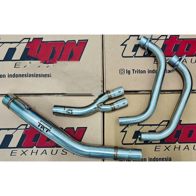Jual Header Knalpot Full Stainless 2 Silinder Ninja 250 FI Karbu ...