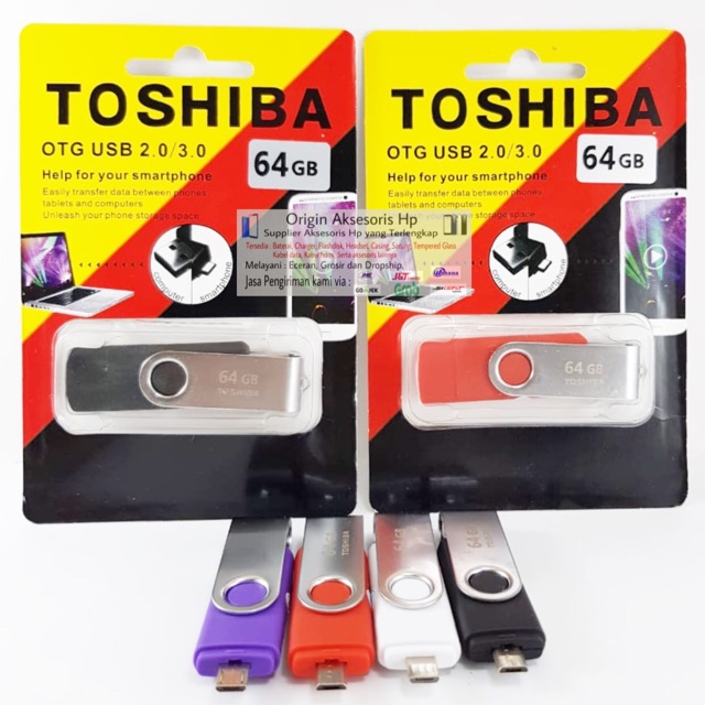 Jual Flashdisk TOSHIBA OTG 64GB 64 GB Micro USB Original OEM Flashdrive | Shopee Indonesia