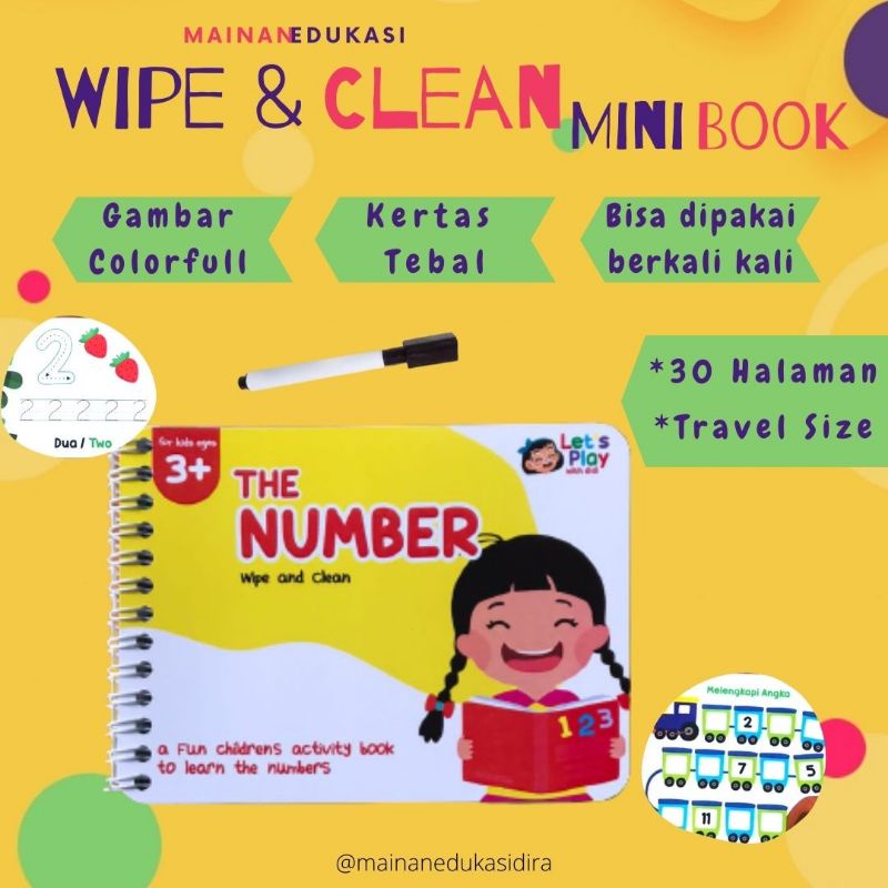 Jual WIPE AND CLEAN BOOK WORKSHEET WORKBOOK KARTU PINTAR HURUF ALPHABET ...
