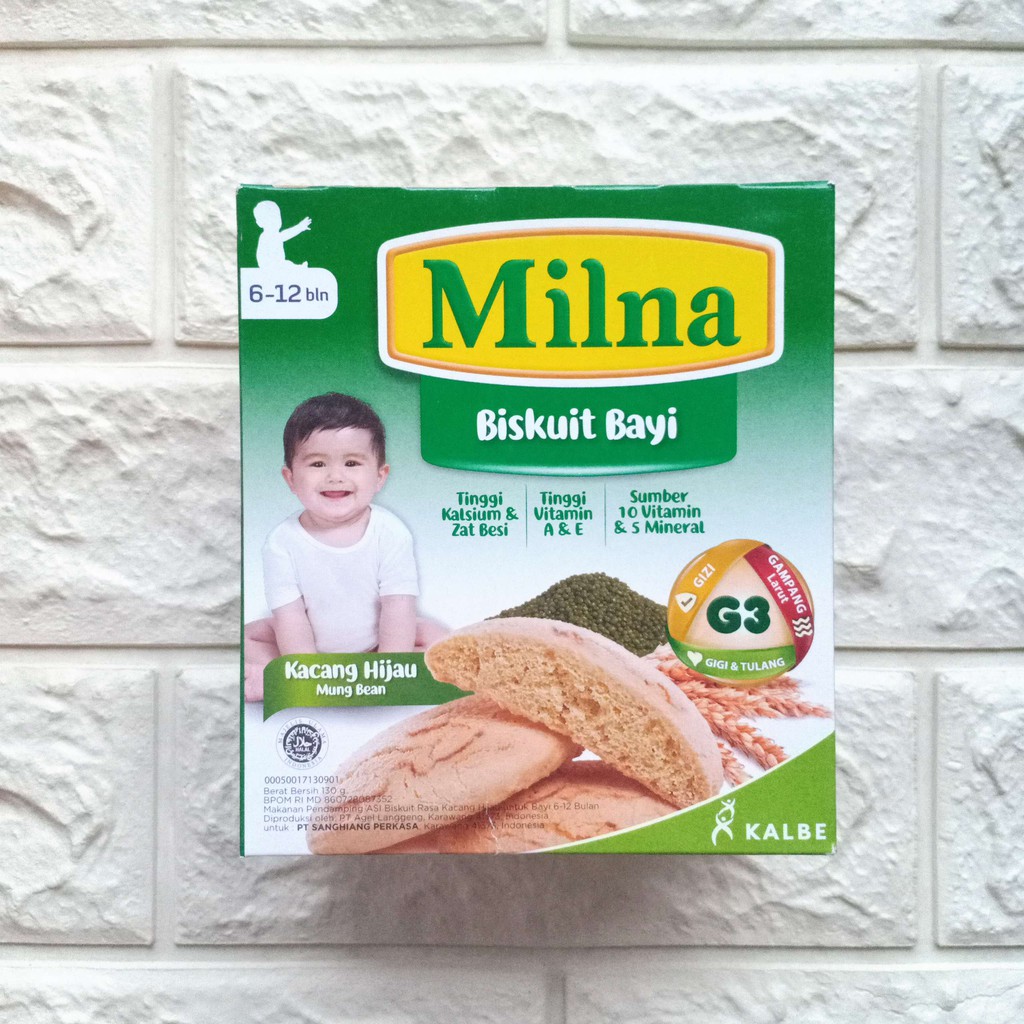 Jual Milna Biskuit Bayi Finger Apel Jeruk 65gr 130gr 52gr Makanan Snack ...