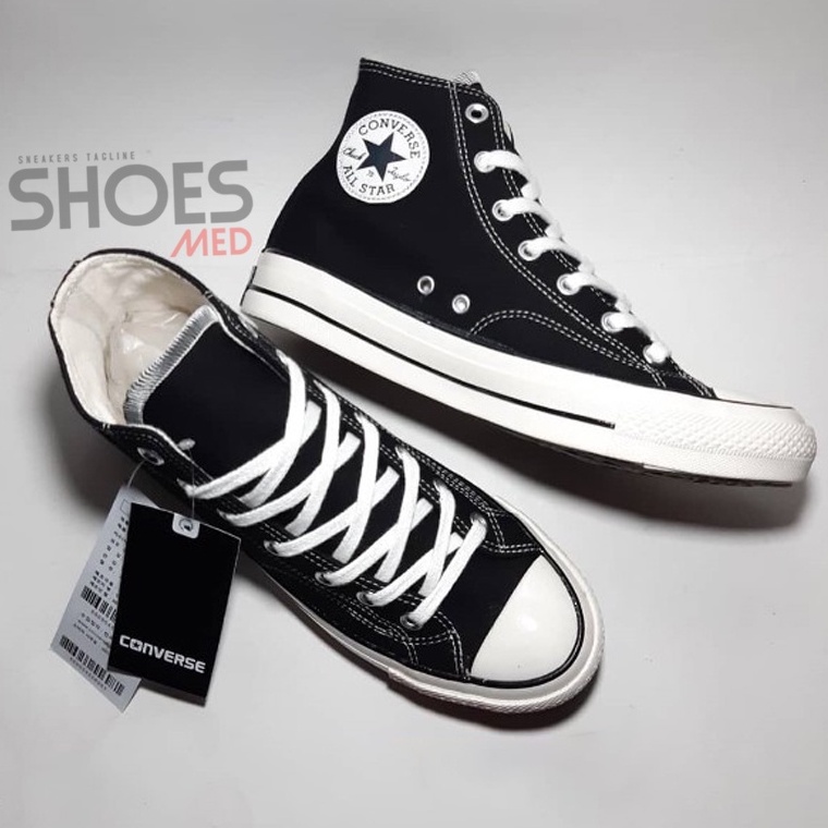 Jual sepatu converse 70s Hitam Pendek convers all star PREMIUM 100% ...